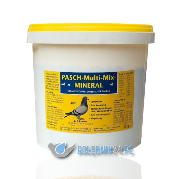 Sandeck – Pasch Multi Mix Mineral – 10kg – Gołębnik24.pl – Sklep dla ...